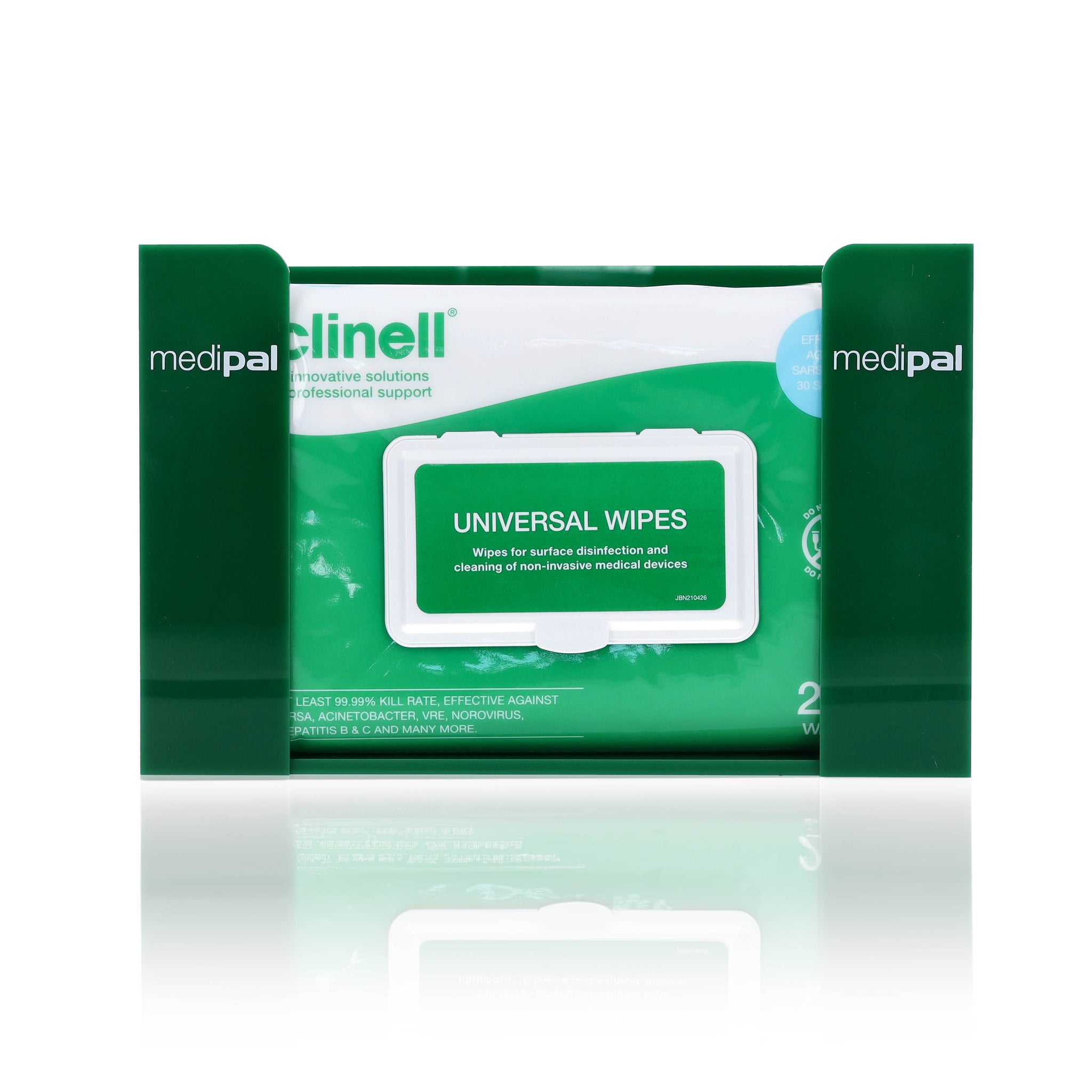 MediPal Disinfectant Wipes Dispenser - Green – Medisave UK