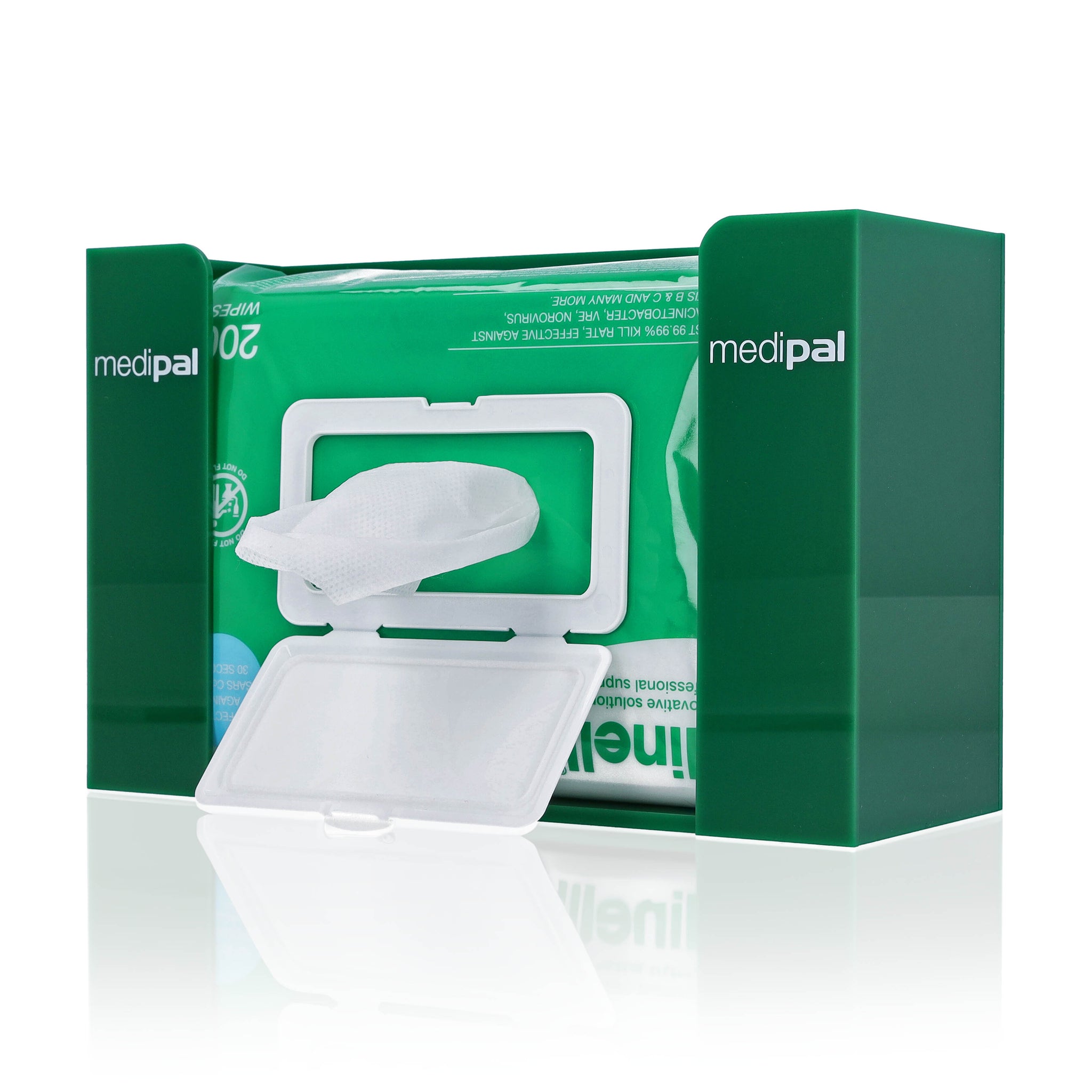 MediPal Disinfectant Wipes Dispenser - Green – Medisave UK