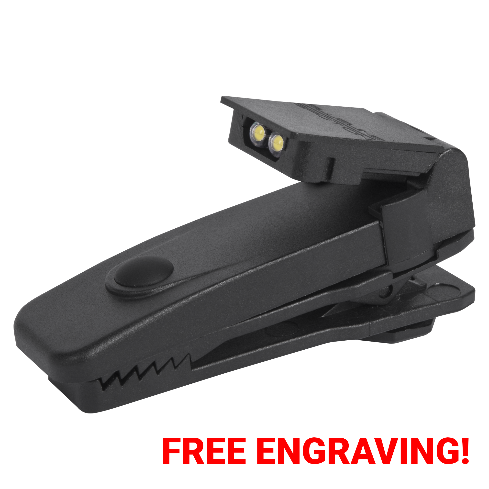 Clip-on Torch With Dual LED - Black – Medisave UK