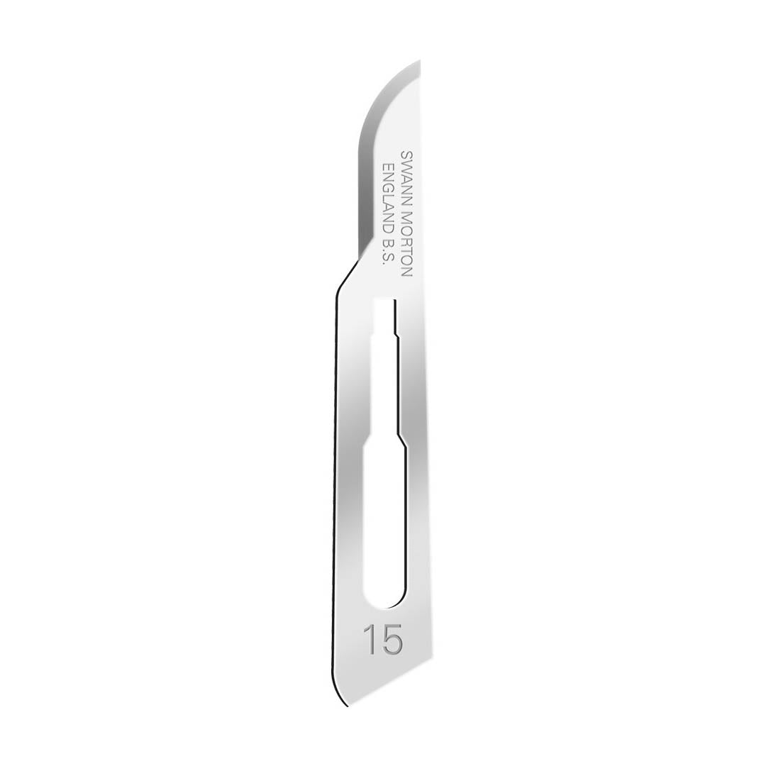 Blade No.15 - Carbon Steel - Non-sterile - Pack of 100 – Medisave UK