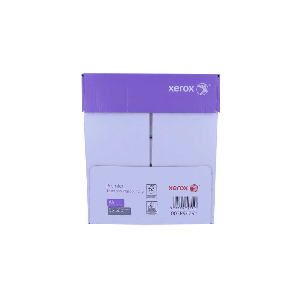 XEROX Premier White Uncoated A4 Paper 75GSM 5 x 500 sheets – Medisave UK