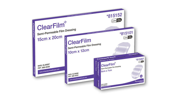 ClearFilm Semi-Permeable Film Dressing - 20cm x 30cm - Box of 10 - NHS ...