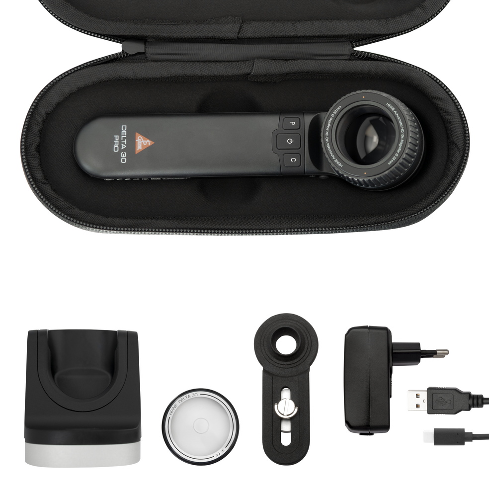 HEINE DELTA 30 PRO Dermatoscope - Bundle – Medisave UK