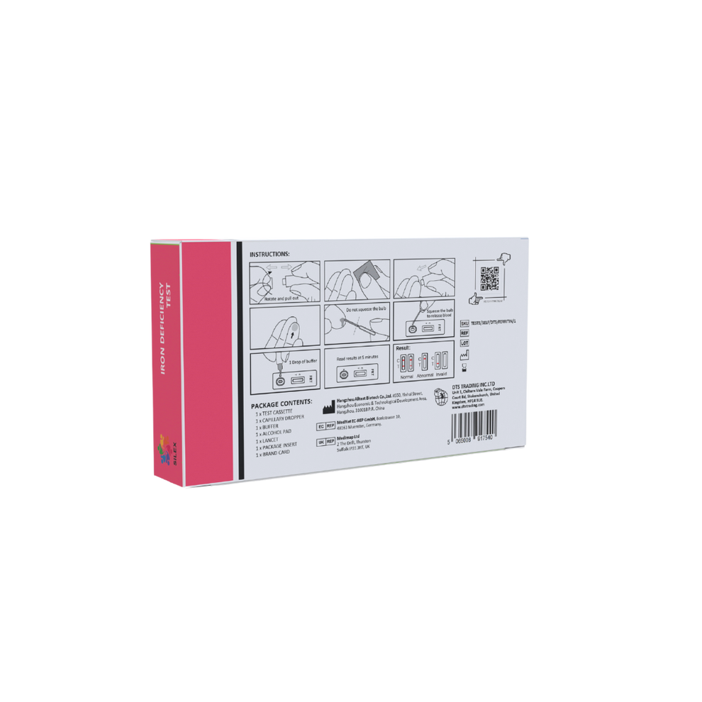 Iron Deficiency Test [SILEX™ Self-Test - Ferritin] – Medisave UK