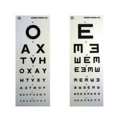 Eye Test Chart with 7.5 Line – Medisave UK