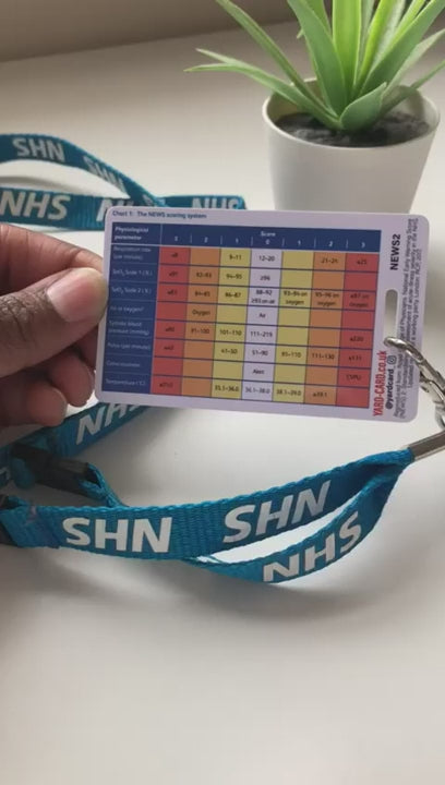 NEWS2 Reference Card with Card Holder – Medisave UK