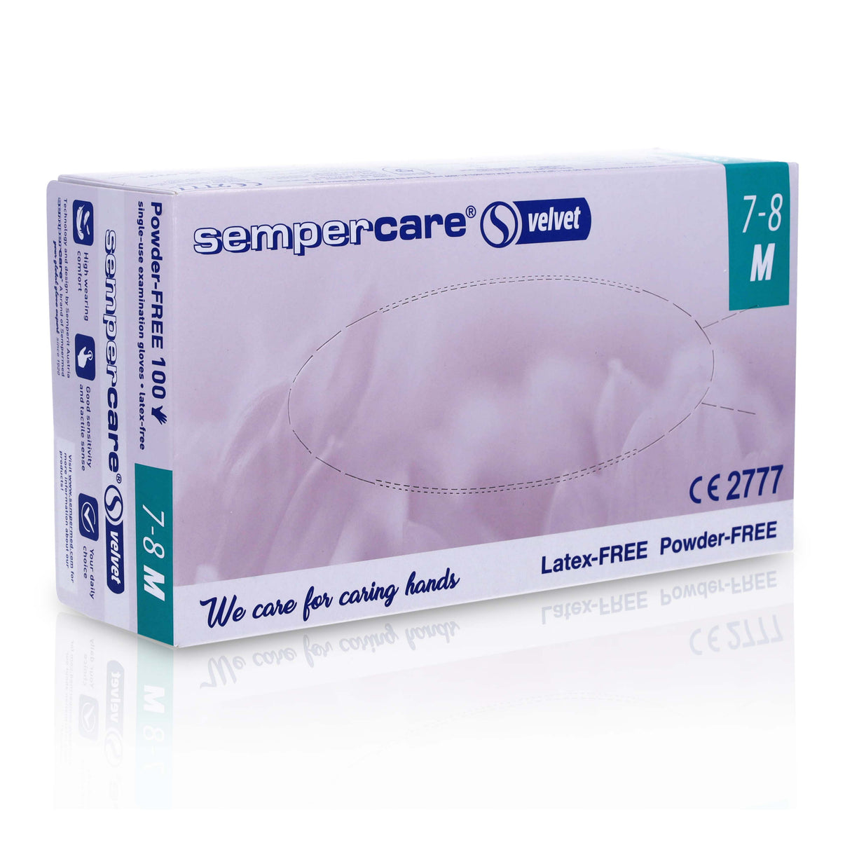 Sempercare Velvet Nitrile Medium Gloves Pack of 100 – Medisave UK