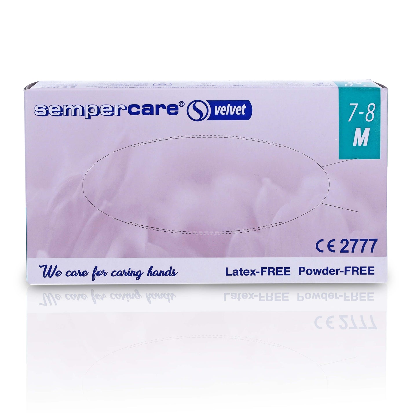 Sempercare Velvet Nitrile Medium Gloves Pack of 100 – Medisave UK