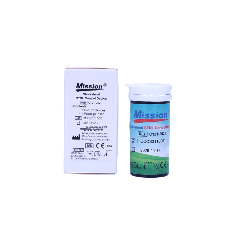 Pack of 2 Control Strips for Mission Cholesterol Control Device ...