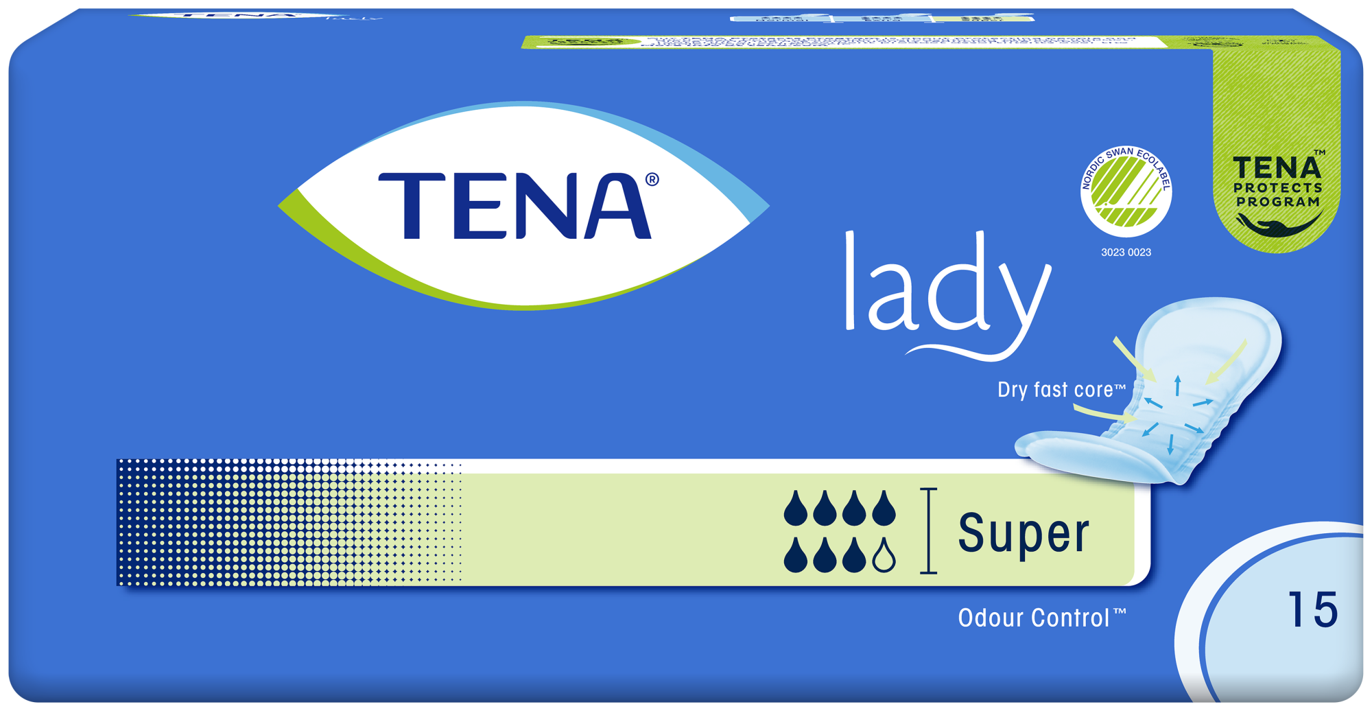 TENA Lady Super - Pack of 15 – Medisave UK