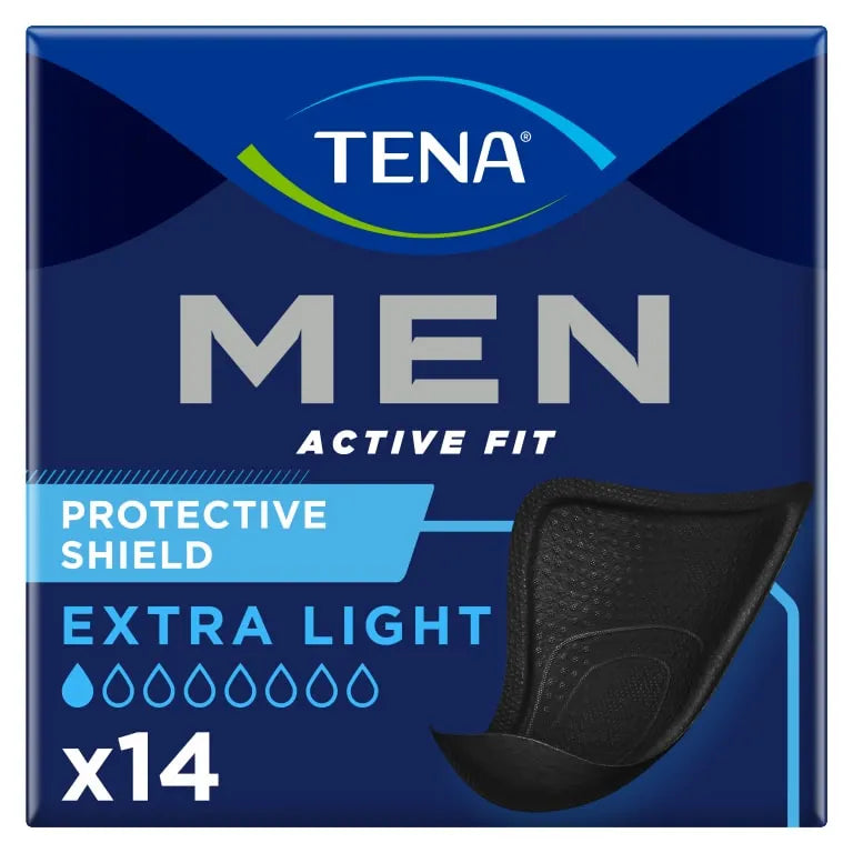 TENA Men Protective Shield - Extra Light - Pack of 14 – Medisave UK
