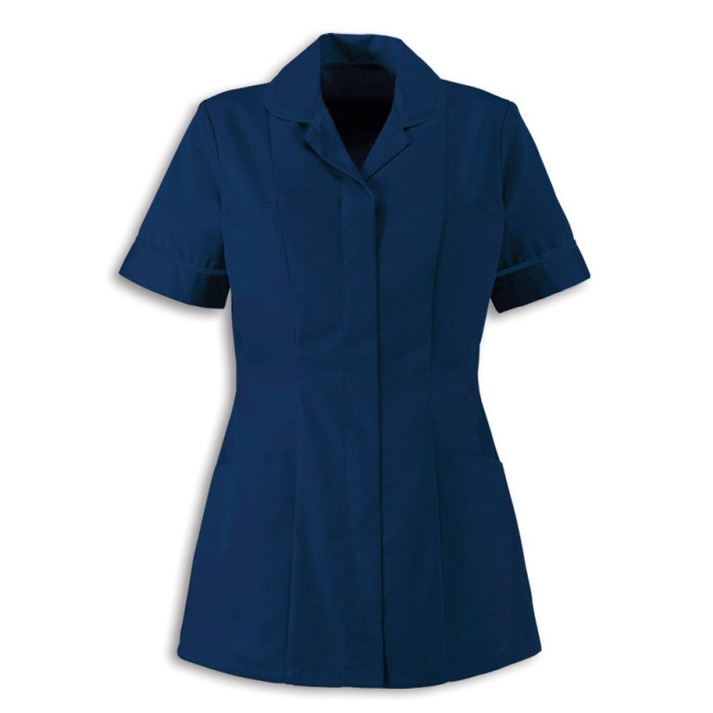Traditional Nurses Tunic with Contemporary Cut - Navy Blue – Medisave UK