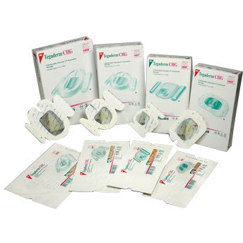 3M™ Tegaderm™ CHG Chlorhexidine Gluconate IV Securement Dressing 7 x 8 ...