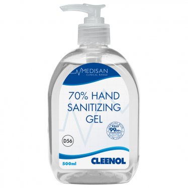 Medisan 70% Hand Sanitizing Gel - 500ml – Medisave UK