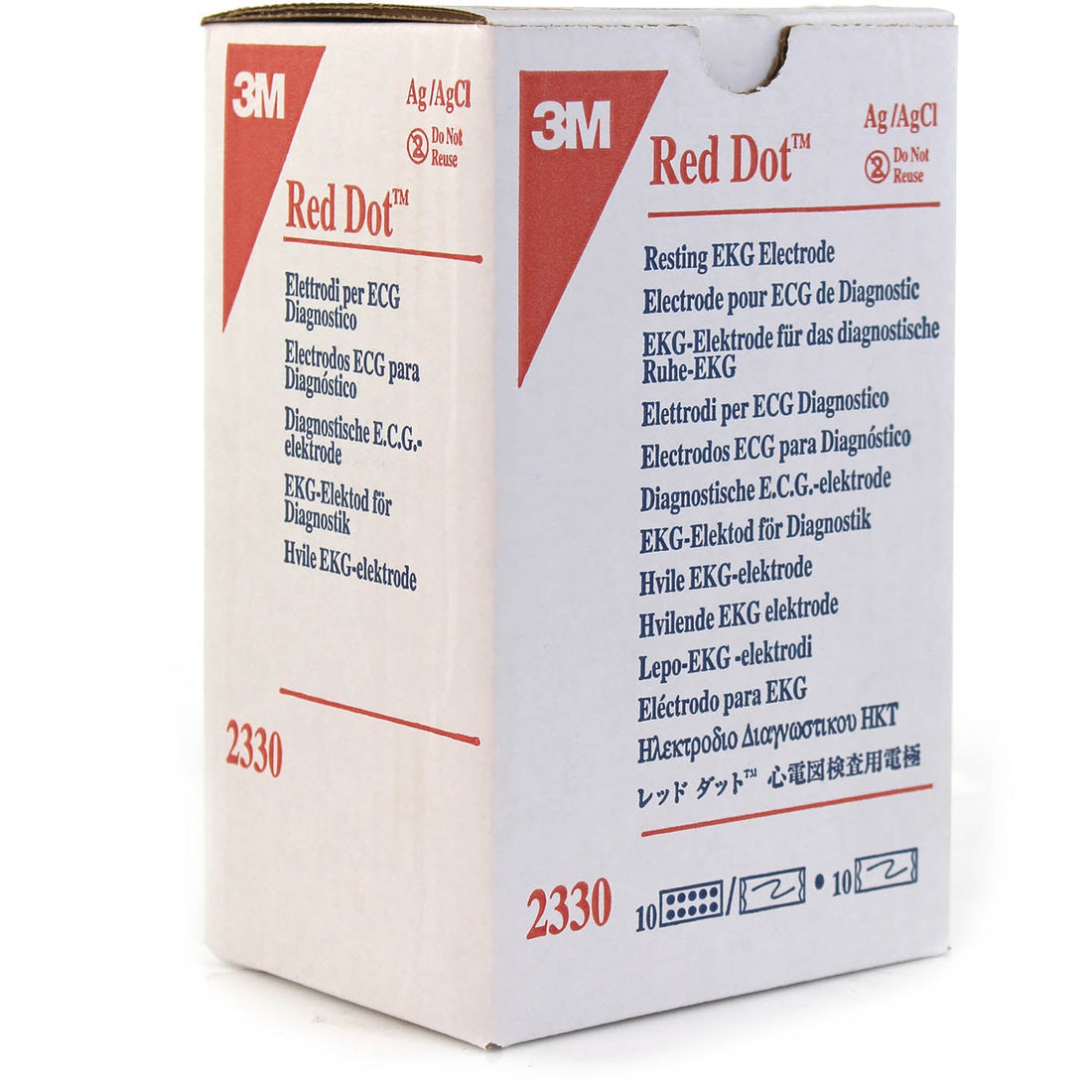 3M (Red Dot) ECG Diagnostic Electrodes x 500 – Medisave UK
