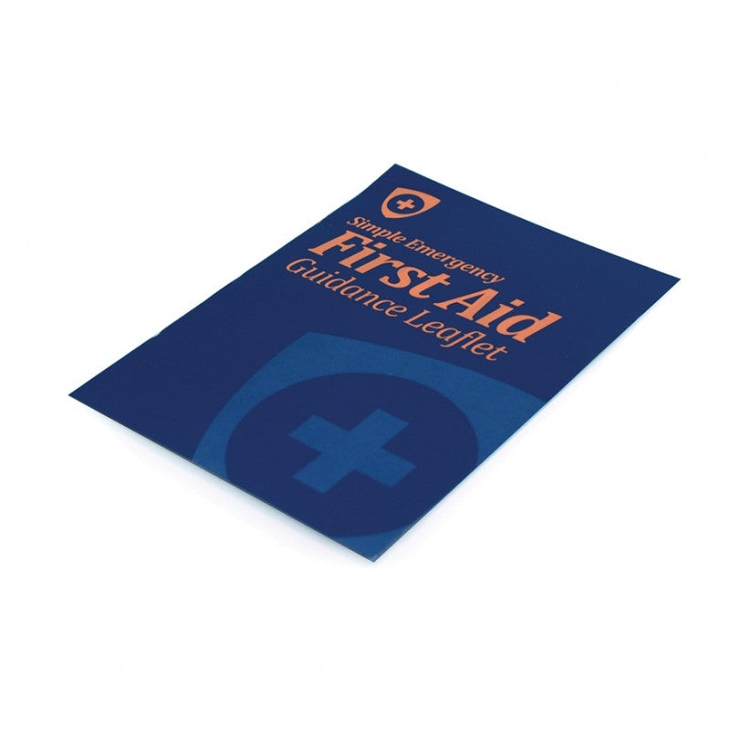 Blue Dot First-Aid Guidance Leaflet – Medisave UK