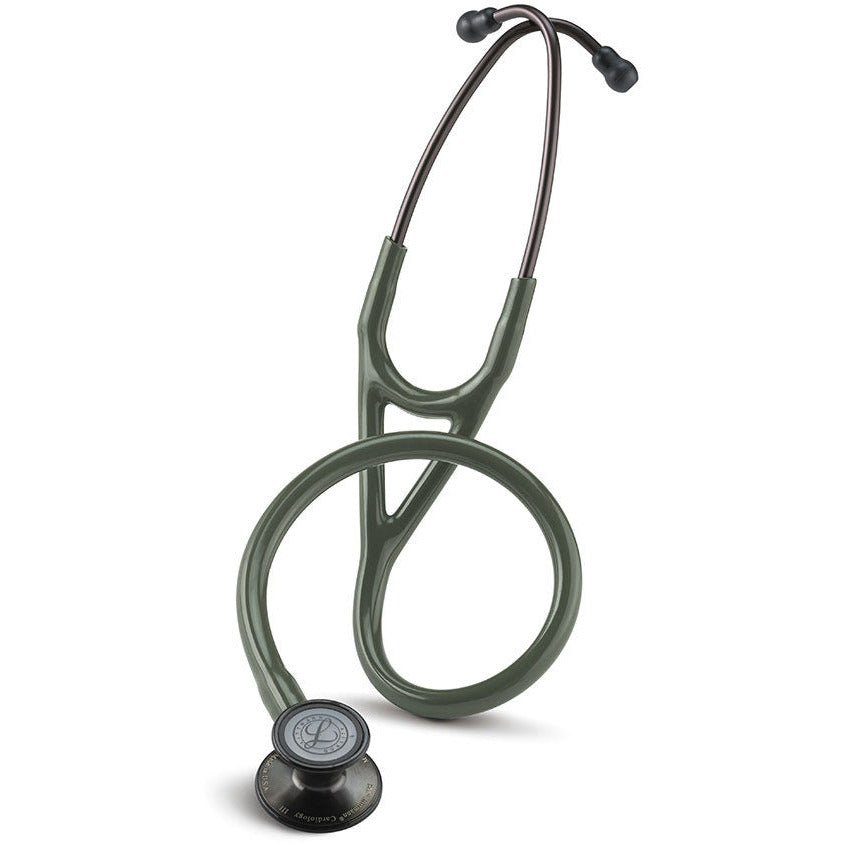 Littmann Cardiology III Stethoscope: Dark Olive & Smoke 3166 – Medisave UK