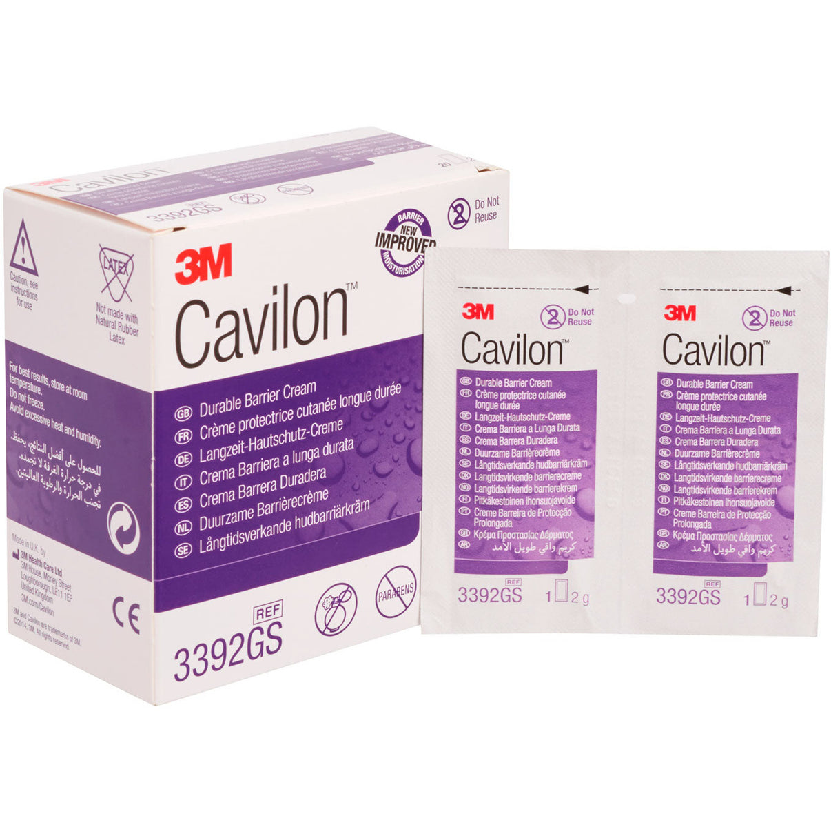 Cavilon Durable Barrier Cream - 2g Sachet x 20 – Medisave UK