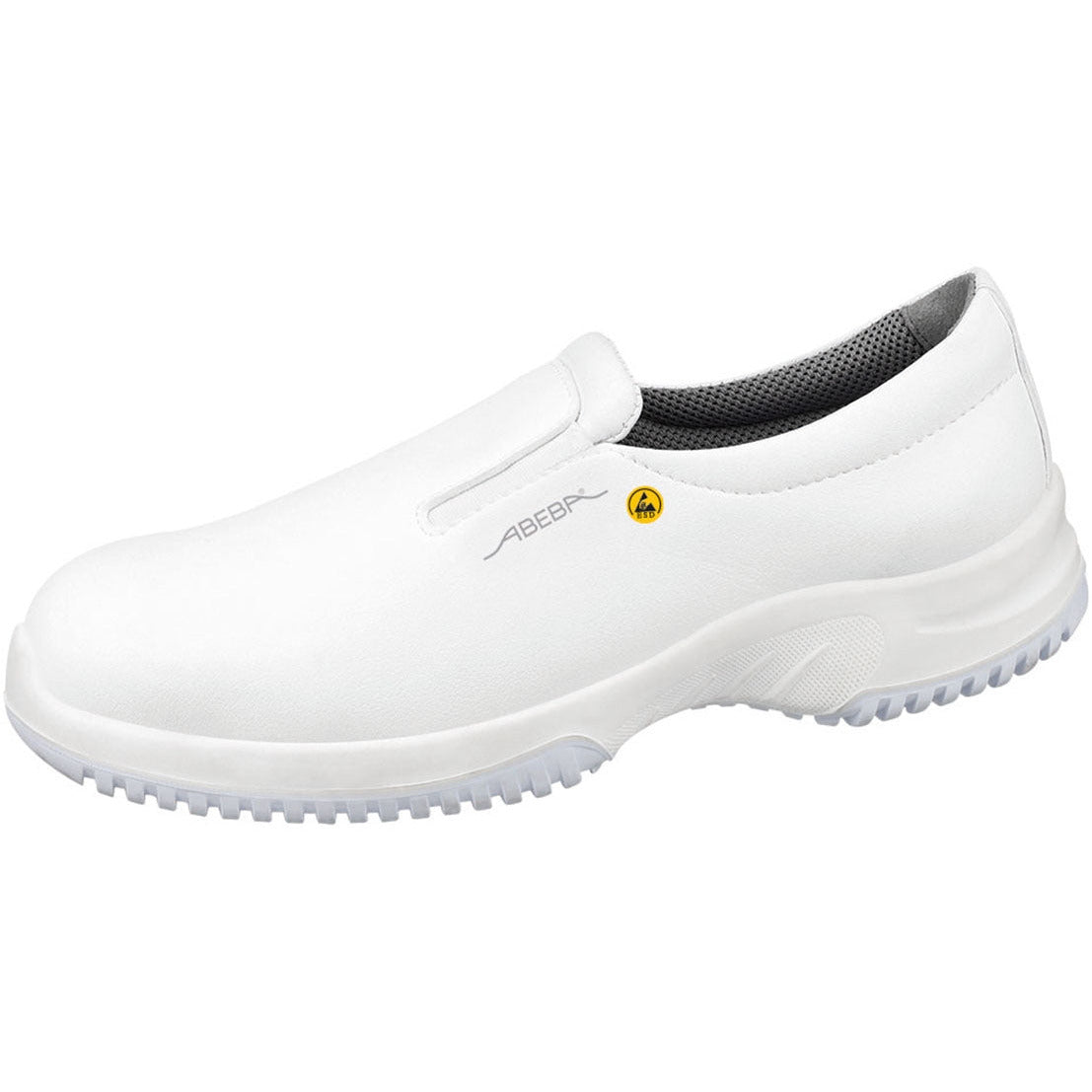 Abeba Uni6 Microfibre Slip On Occupational Shoes - White - CLEARANCE ...