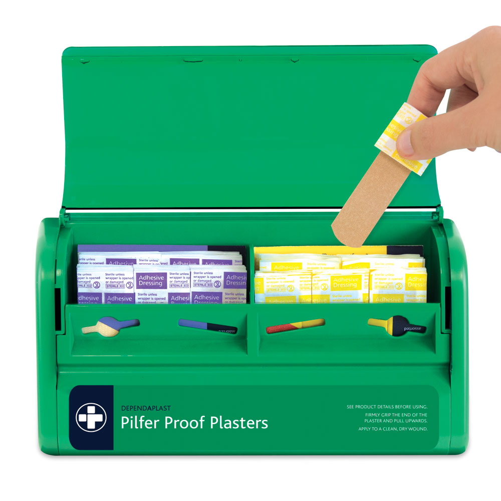 Dependaplast Pilfer Proof Plaster Dispenser - Empty (L)19cm x (W)11cm ...