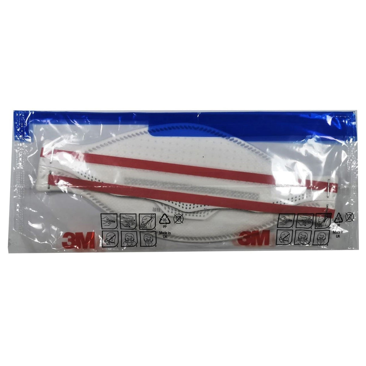 3M™ Aura™ Disposable Healthcare Respirator, FFP3, Type IIR, 1863+ - Box ...