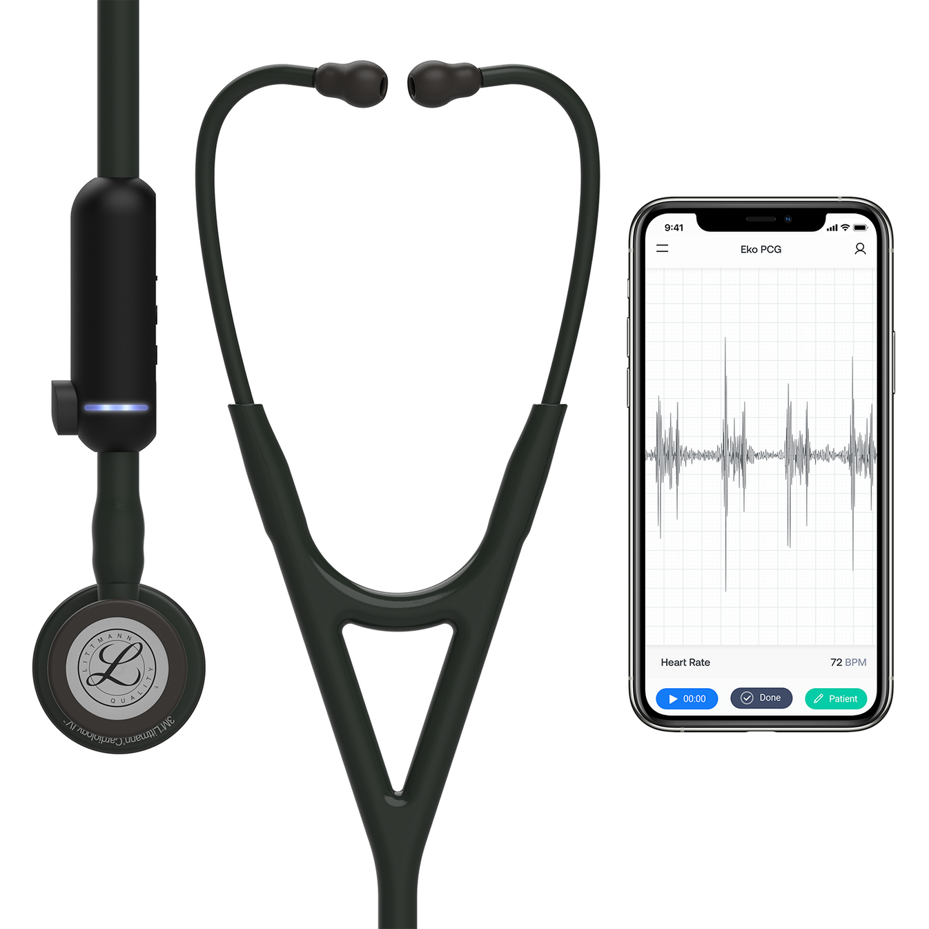Littmann CORE Digital Stethoscope 8490 - Black – Medisave UK