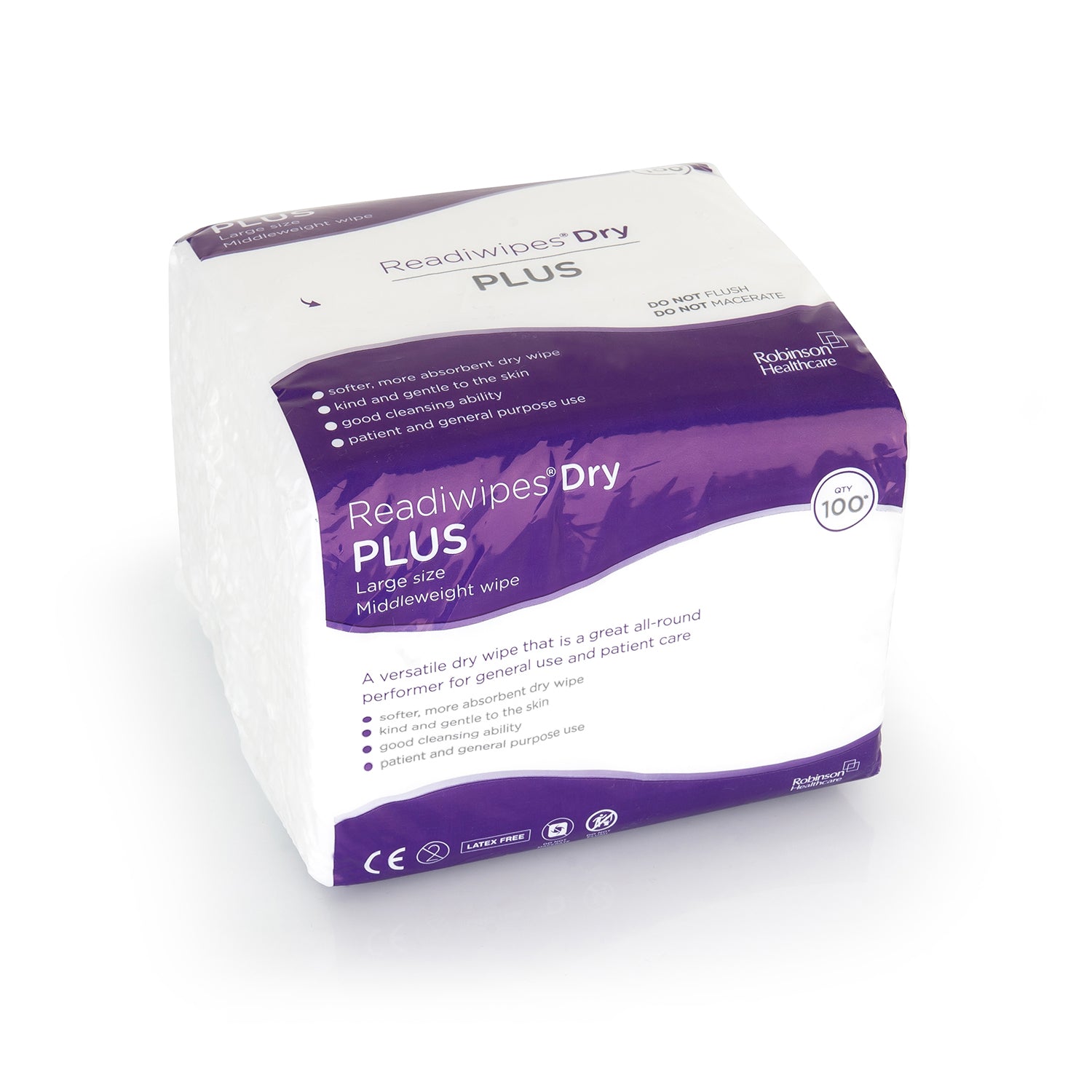 Readiwipes Dry Plus Large 100's – Medisave UK