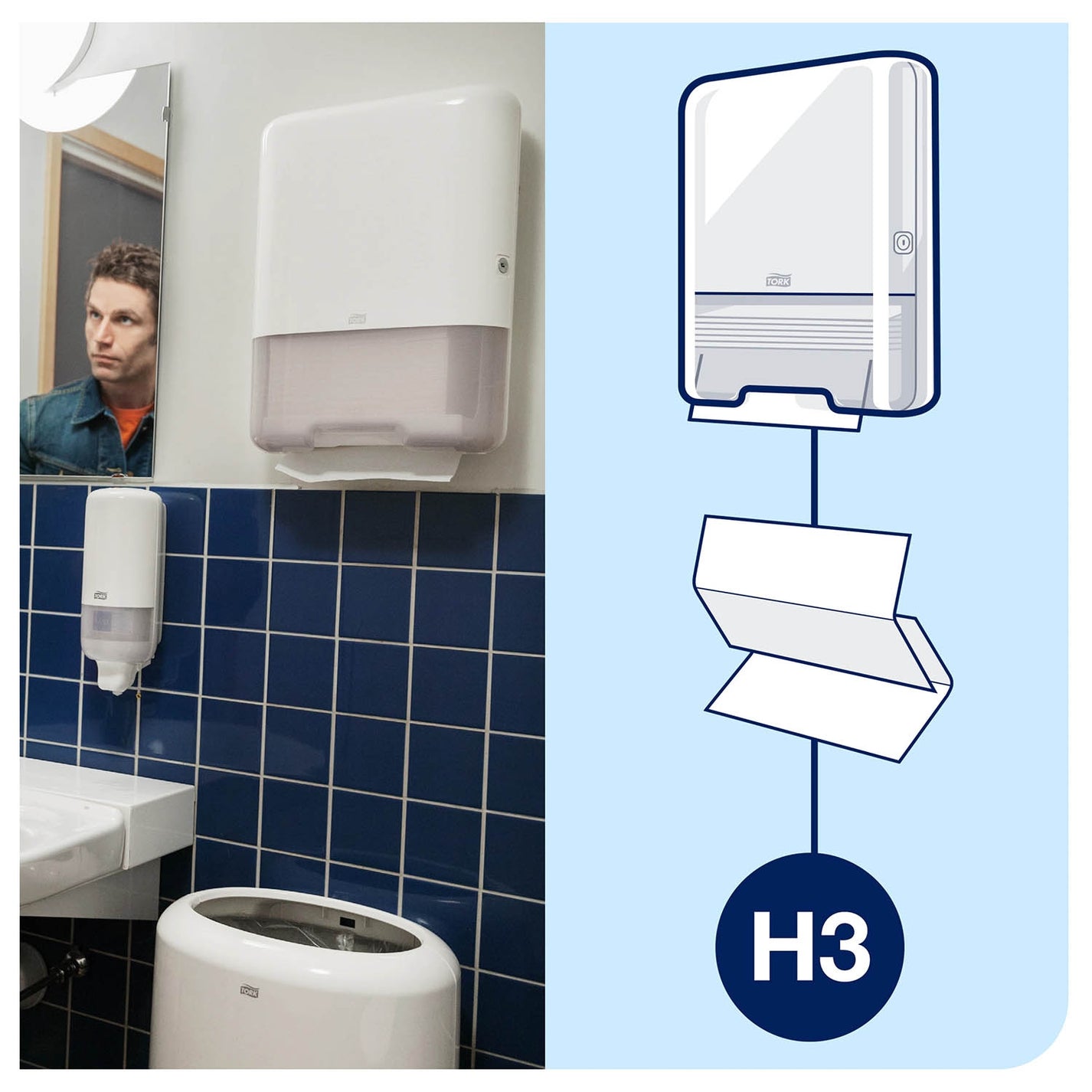 Tork Singlefold Hand Towel Dispenser - Mini – Medisave UK