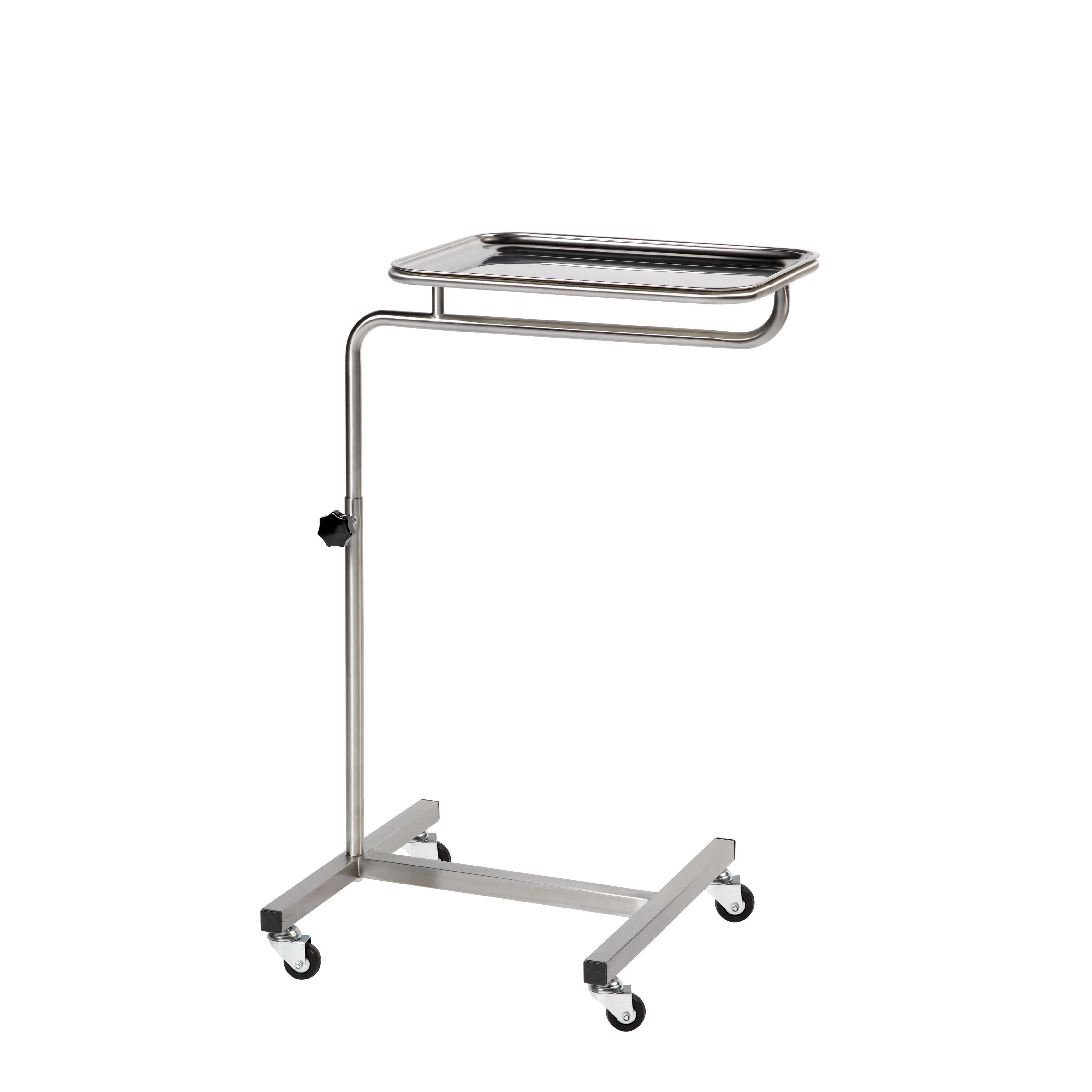 Sunflower Medical Mayo table, adjustable height, 4 castors – Medisave UK