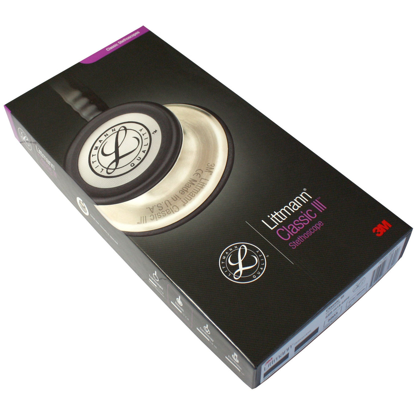 Littmann Classic III Stethoscope: All Black 5803 – Medisave UK