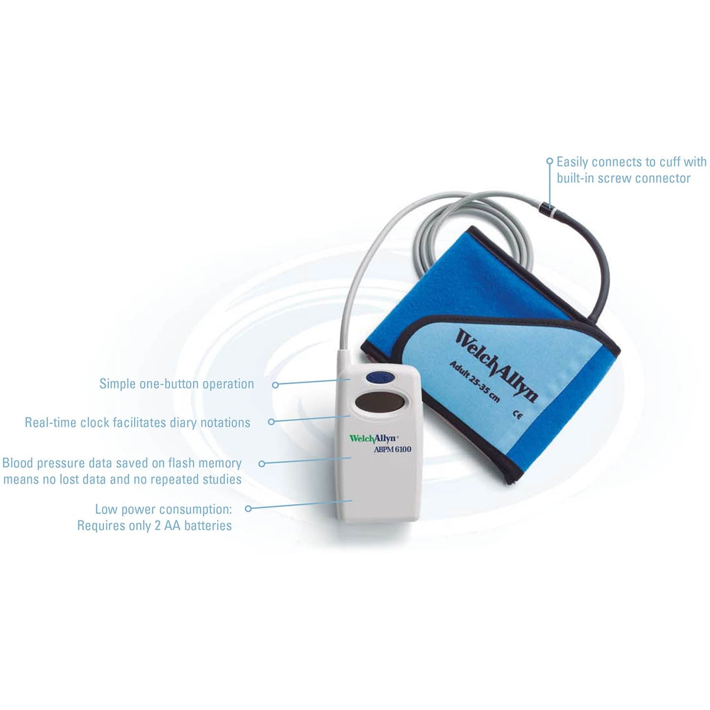 Welch Allyn ABPM Cuff - Adult (25-34cm) – Medisave UK