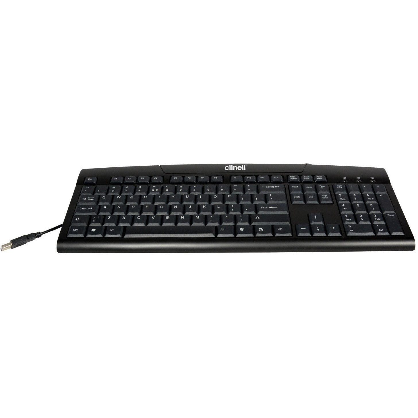 True Type Keyboard (Black) - Washable – Medisave UK