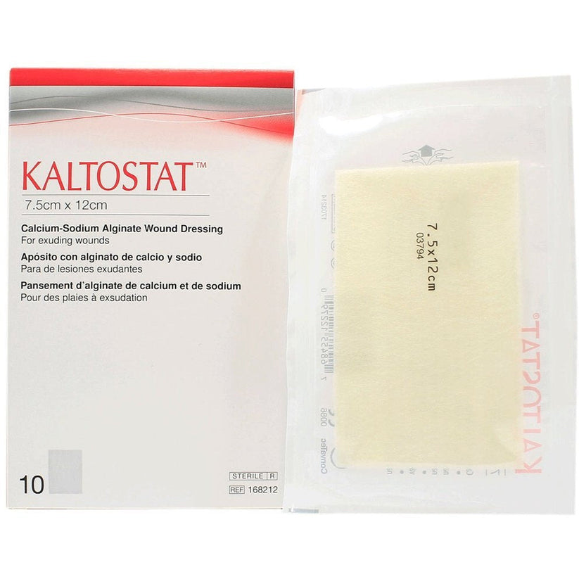 Kaltostat Alginate Dressing - Rectangle - 5cm x 5cm (x10) – Medisave UK