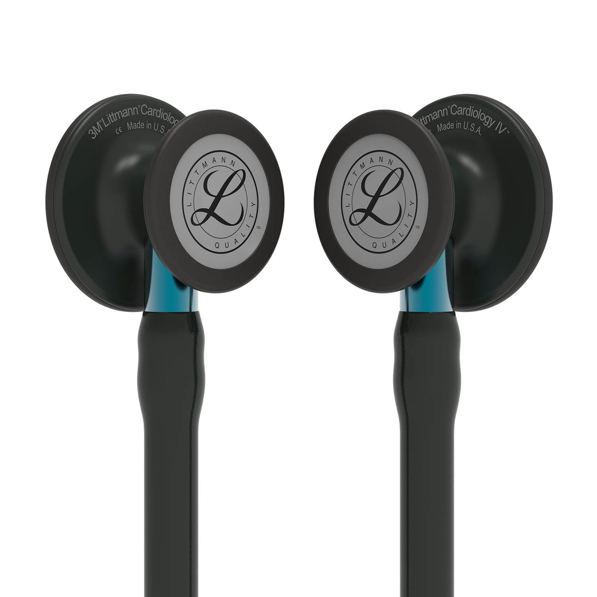 Littmann Cardiology IV Diagnostic Stethoscope: Black & Black - Blue St ...