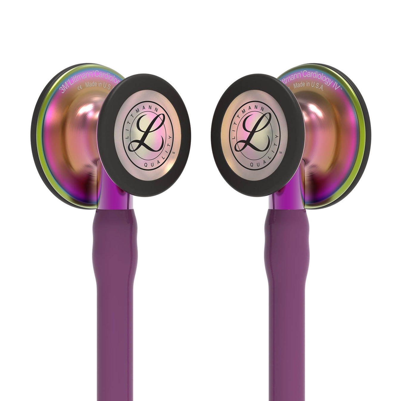 Littmann Cardiology IV Diagnostic Stethoscope: Rainbow & Plum - Violet ...