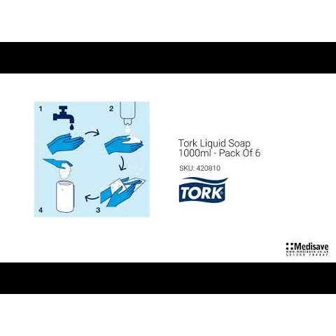 Tork Liquid Soap 1000ml - Pack Of 6 – Medisave UK