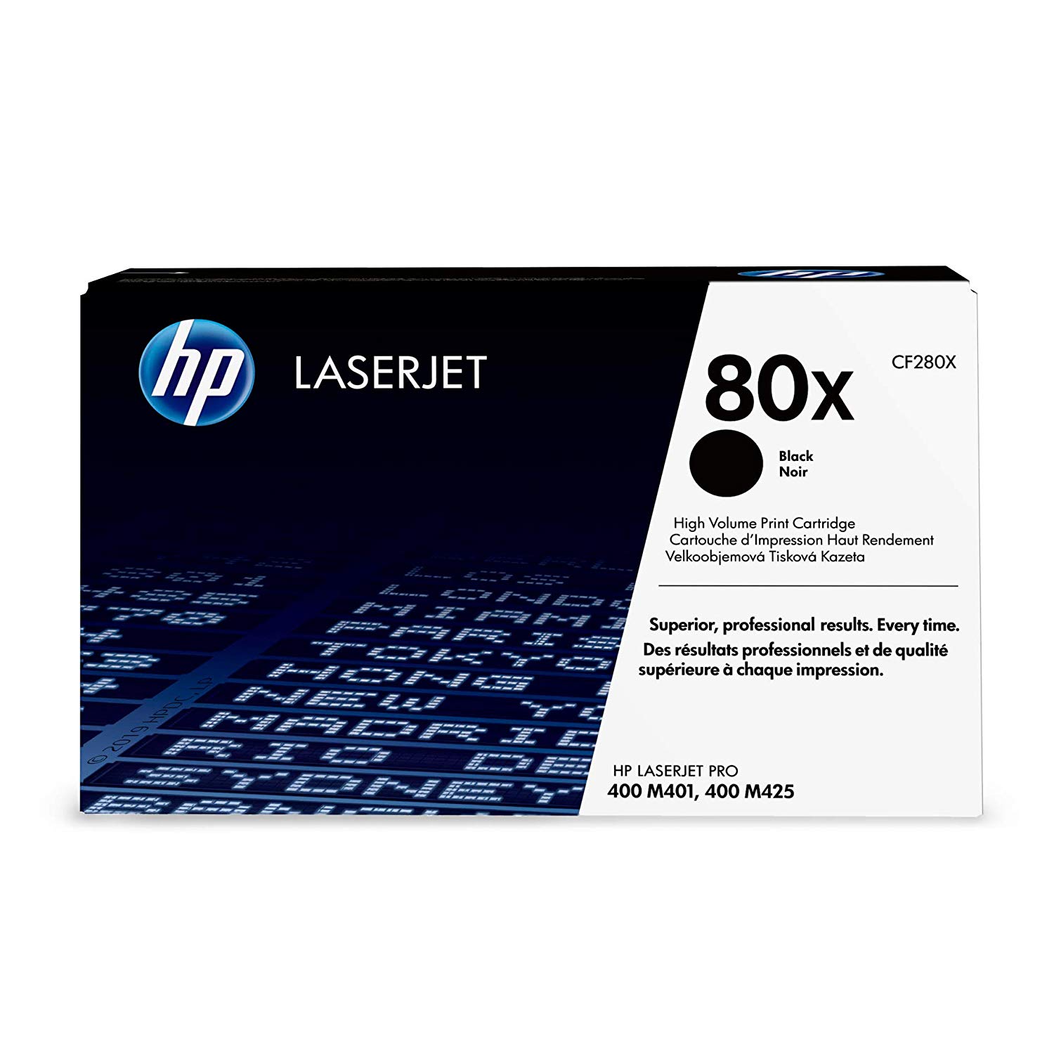 HP 80X Black High Yield Laserjet Toner Cartridge CF280X - Remanufactur ...