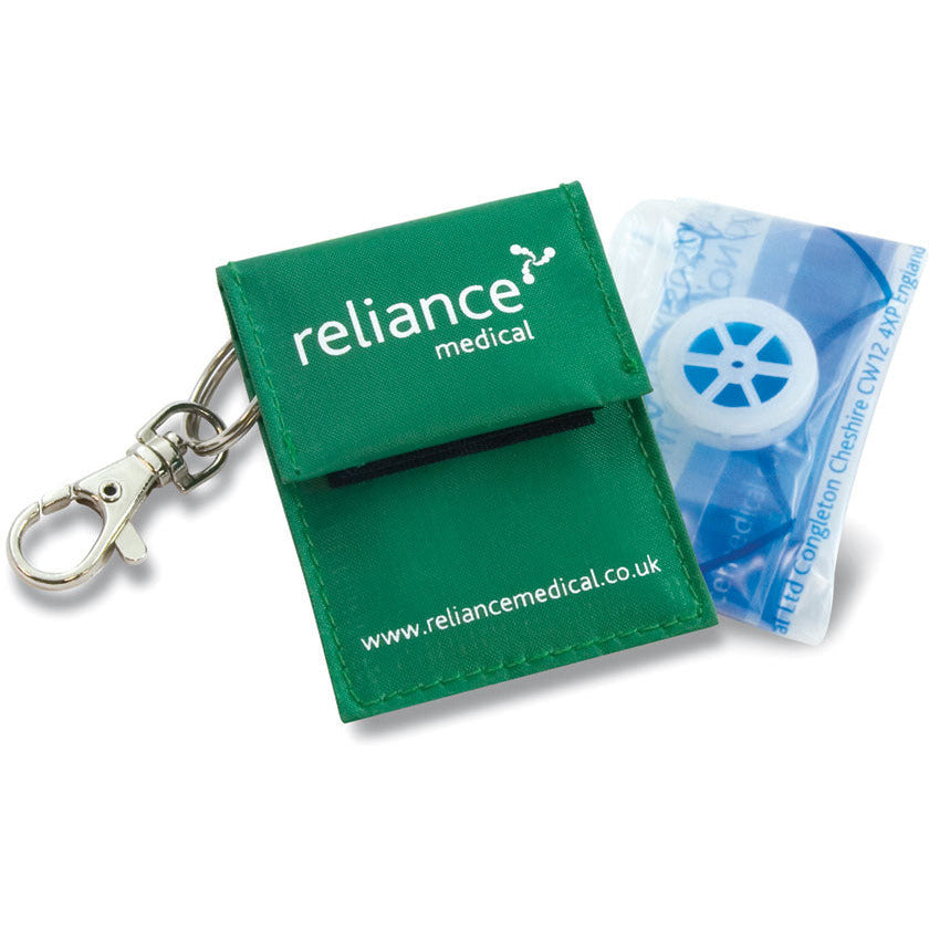Rebreath Resuscitation Aid in Keyring Pouch – Medisave UK