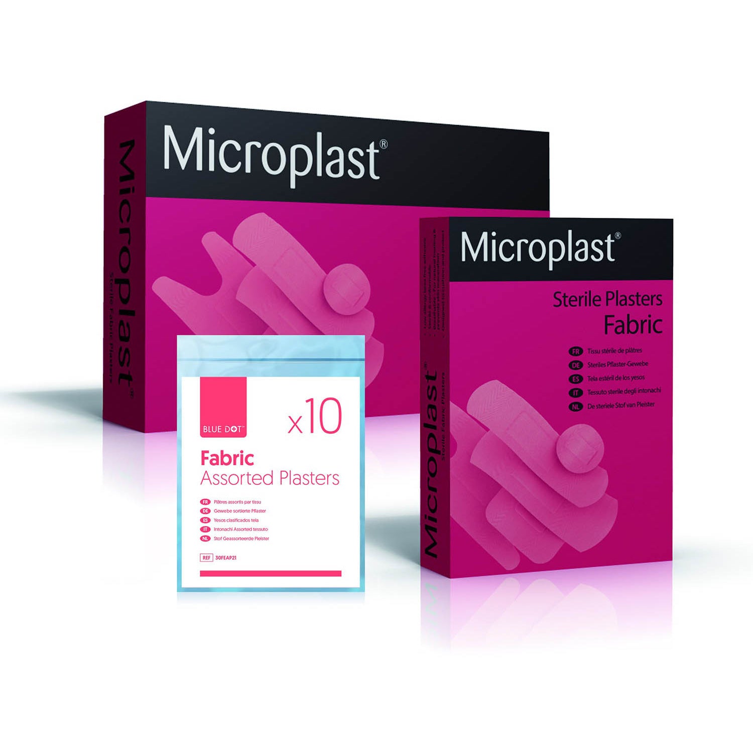 Microplast Fabric Plasters 7cm x 2cm (Box 100) – Medisave UK