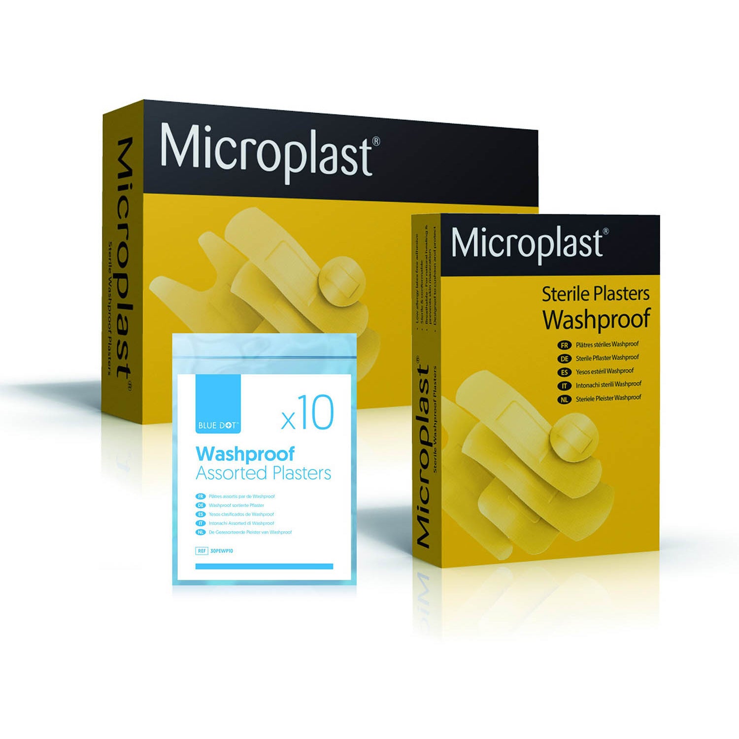 Microplast Washproof Assorted Plasters (Box 100) – Medisave UK
