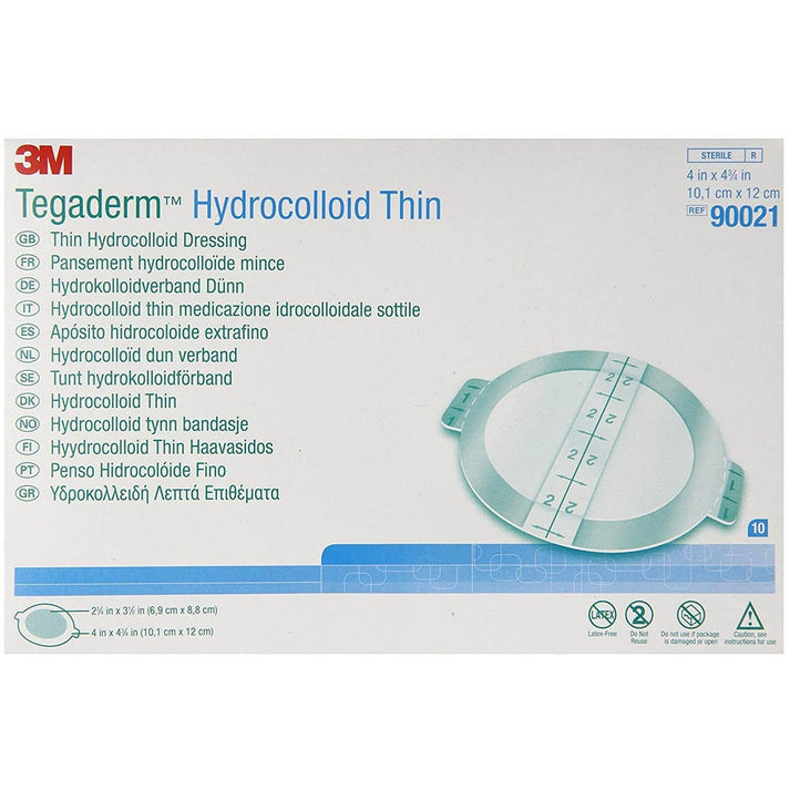 3M™ Tegaderm Hydrocolloid Thin Dressing Box of 10 – Medisave UK