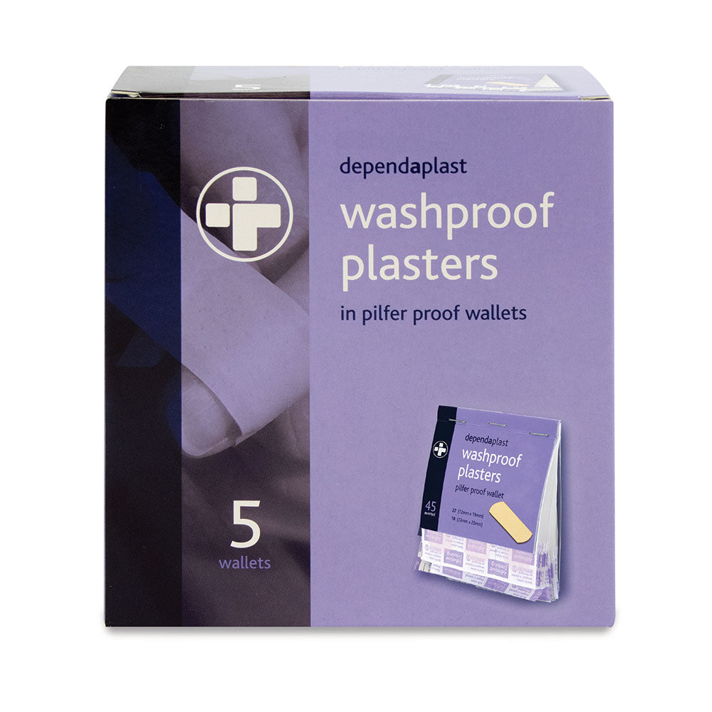 Dependaplast washproof pilfer proof plasters – Medisave UK