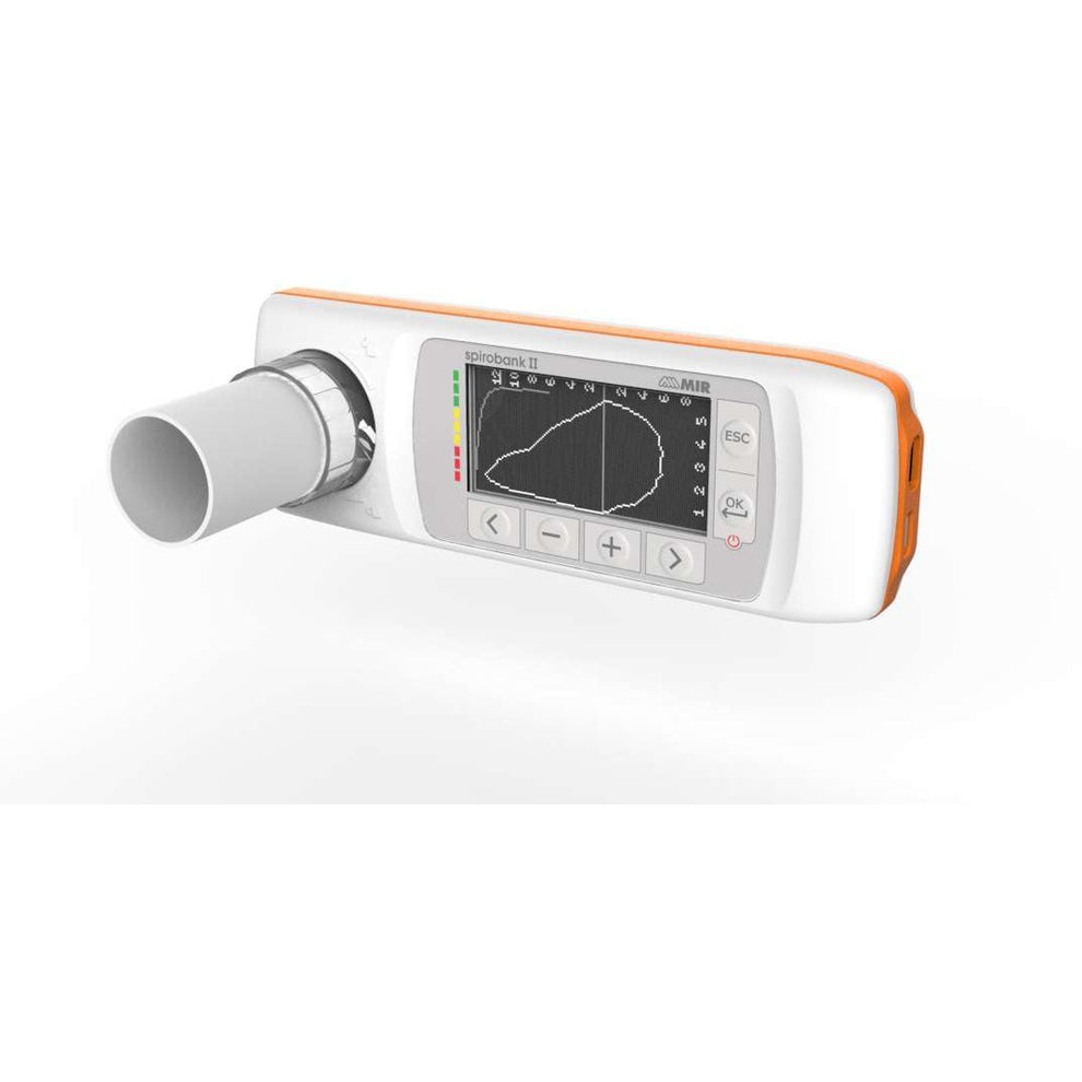 MIR Spirobank II Advanced Spirometer with Reusable Turbine – Medisave UK
