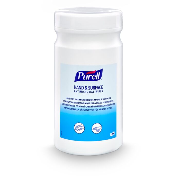 Purell Hand & Surface Antimicrobial Wipes – 200 Wipes – Medisave UK