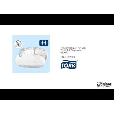 Tork SmartOne Twin Mini Toilet Roll Dispenser - 682000 – Medisave UK