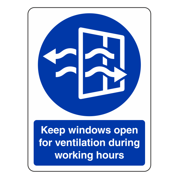 Keep Windows Open Sign – Medisave UK