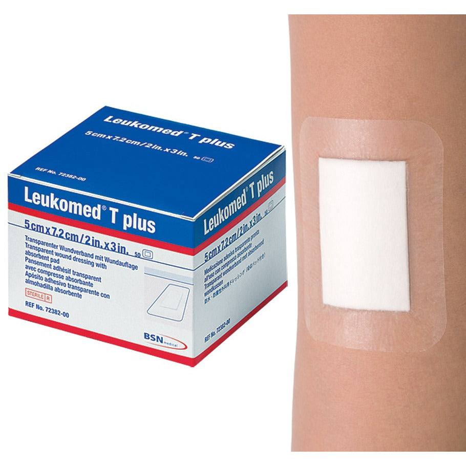 Leukomed T Plus Dressing 10cm x 25cm (pad size 5cm x 20cm) Pack of 50 ...