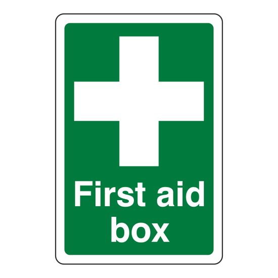 First Aid Box Sign – Medisave UK
