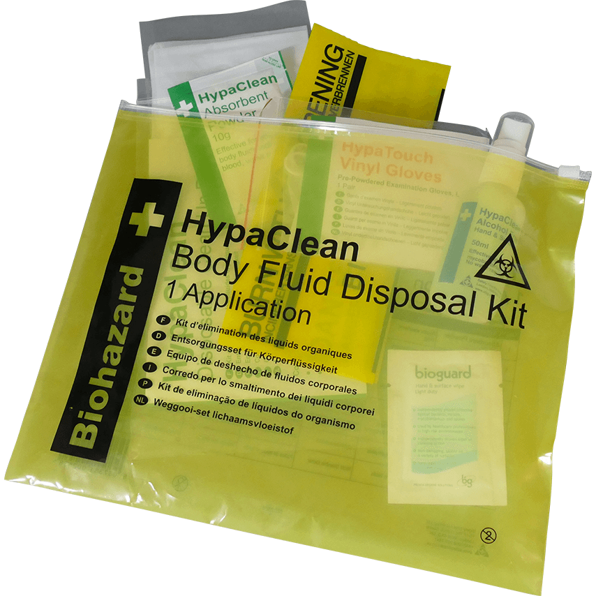 Body Fluid Disposal Kit (1 Apps) x 10 – Medisave UK