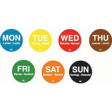 3/4" Permanent Circle Label 7 Day Kit 7 x 1000 – Medisave UK